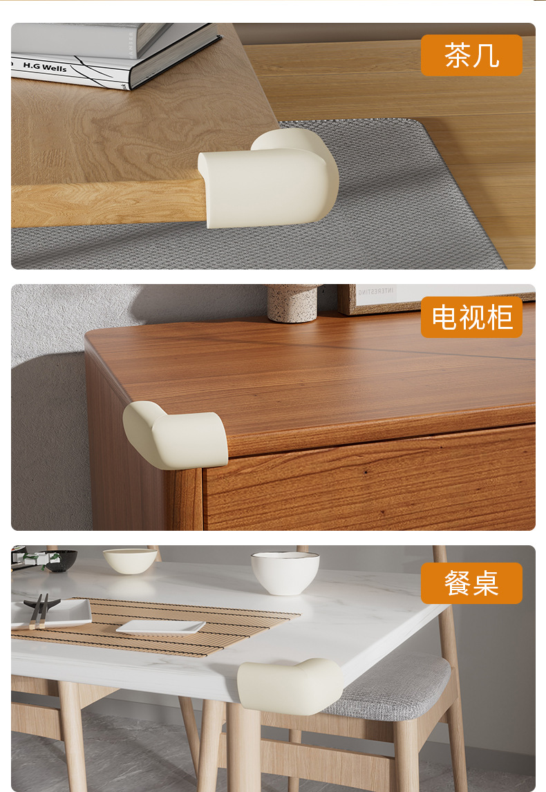 【SG Stock】Baby Safety Corner Protectors Bumper Guard Furniture Cupboard ...