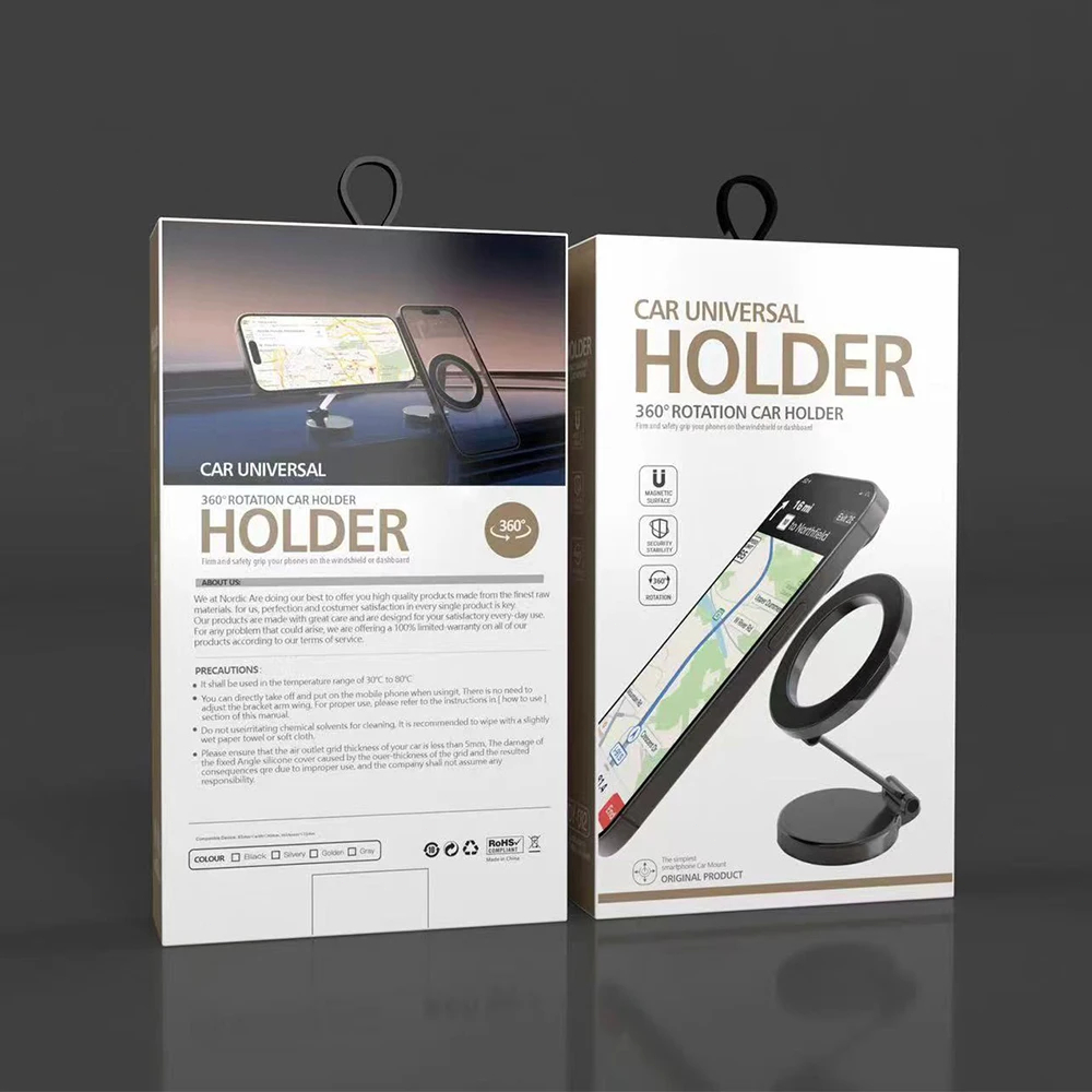 Mag-Safe Car Phone Mount Stand 360° Rotatable Magnetic Holder for ...