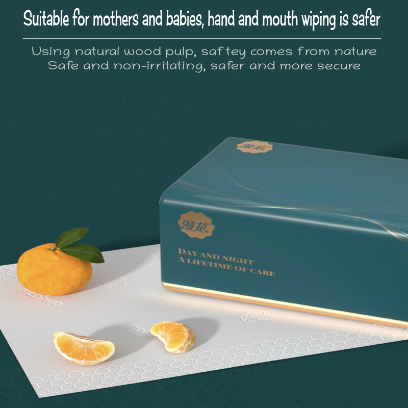 ManHua Facial Tissues 4ply /420 Sheets Pure Wood Pulp Tissue Paper ...