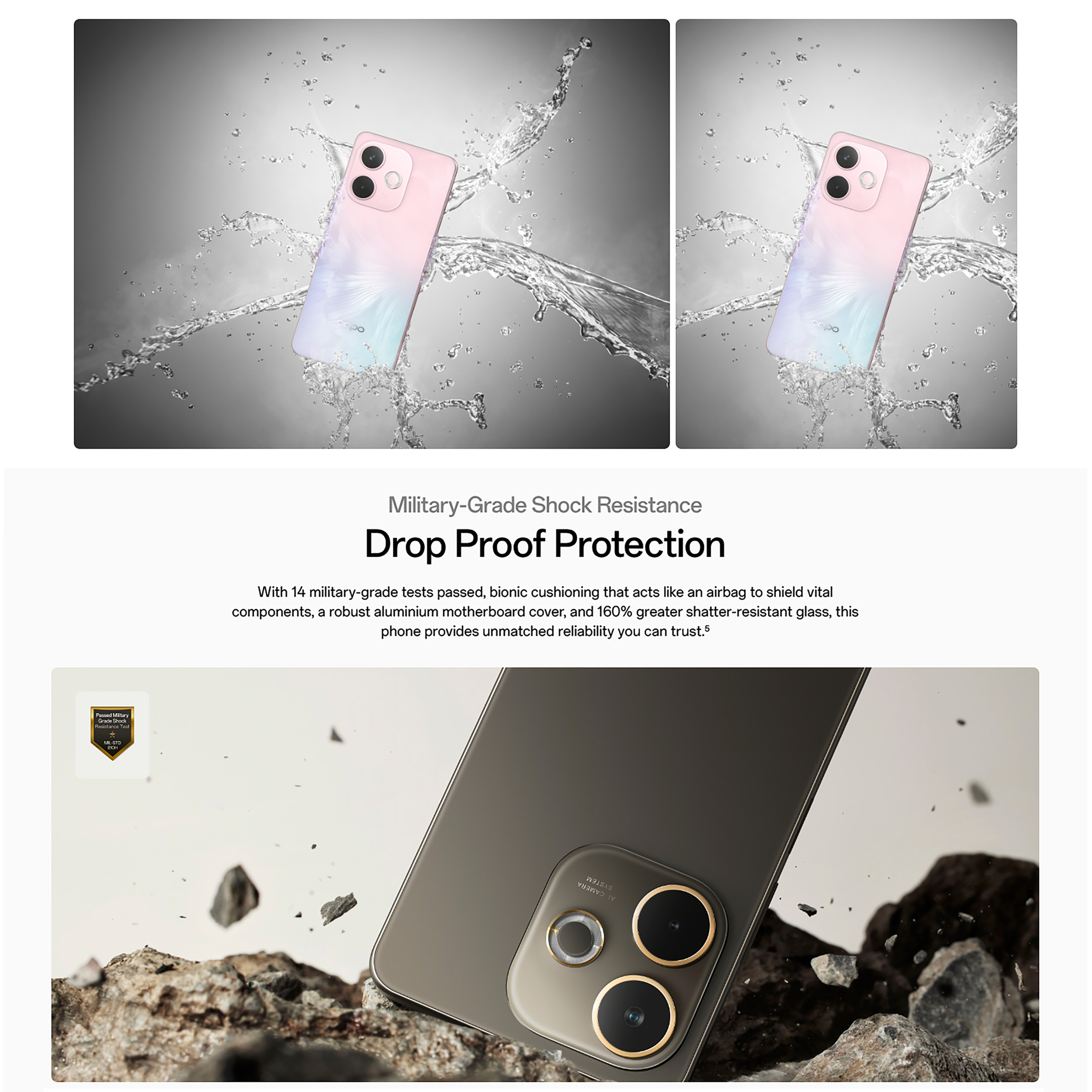 OPPO A5 Pro 5G 12(6+6GB) + 128GB / 2 Year Local Warranty / IP69 Water&Dust Resistance / 5800mAh ...