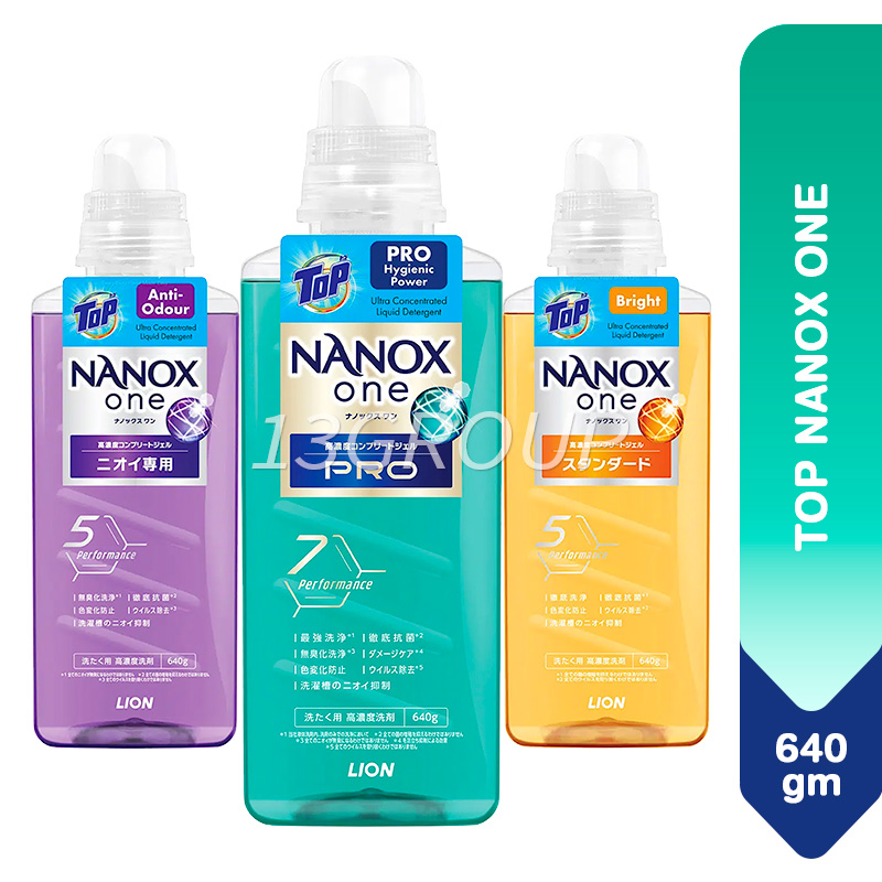 TOP NANOX One Ultra Concentrated Liquid Detergent, 640g | Shopee Singapore