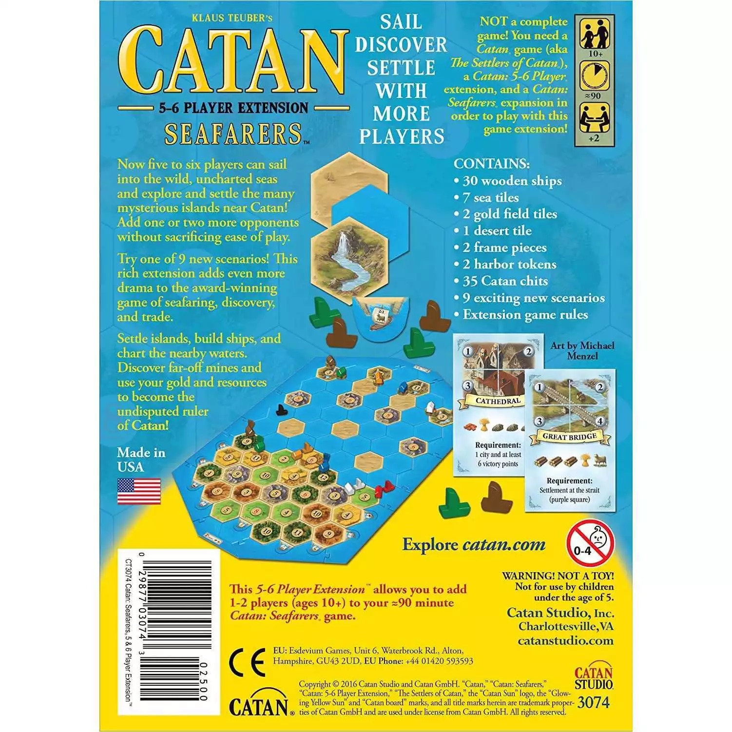 CATAN Board Game Business Strategy Board Game(5th Edition Basic ...