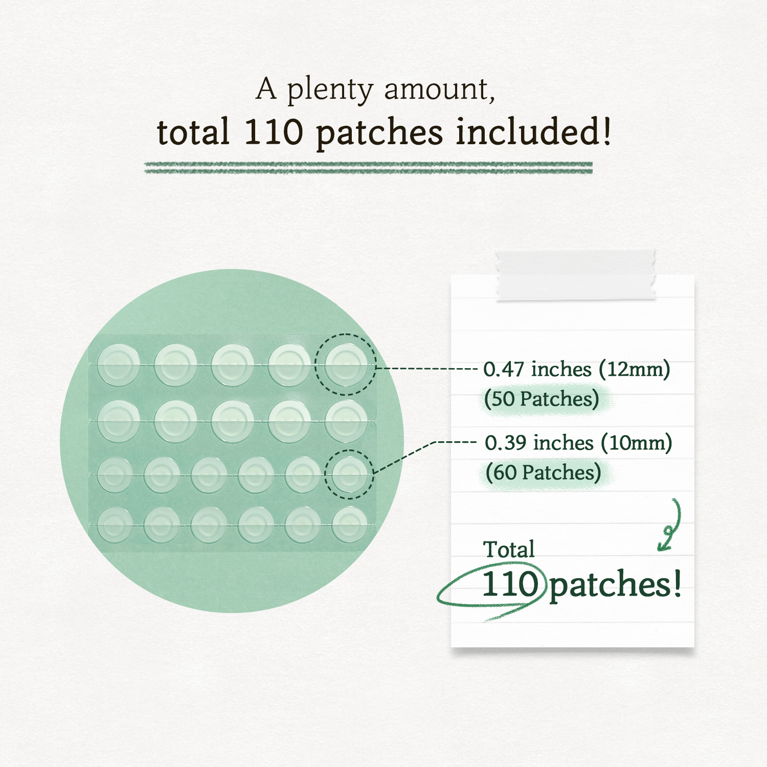 [SKINFOOD Official] Cica Clear Acne Spot Patch (22 patches X 5ea ...
