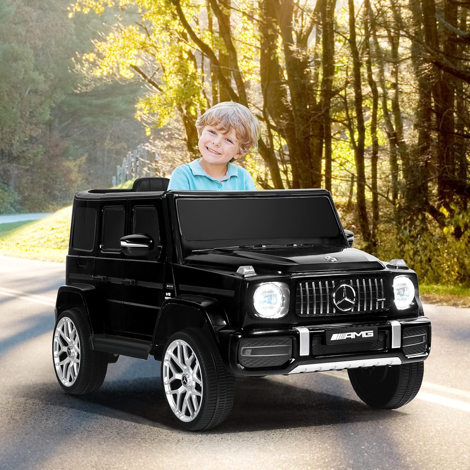 Kids Ride On Car Mercedes Benz G63 Electric Vehicle Remote Control ...