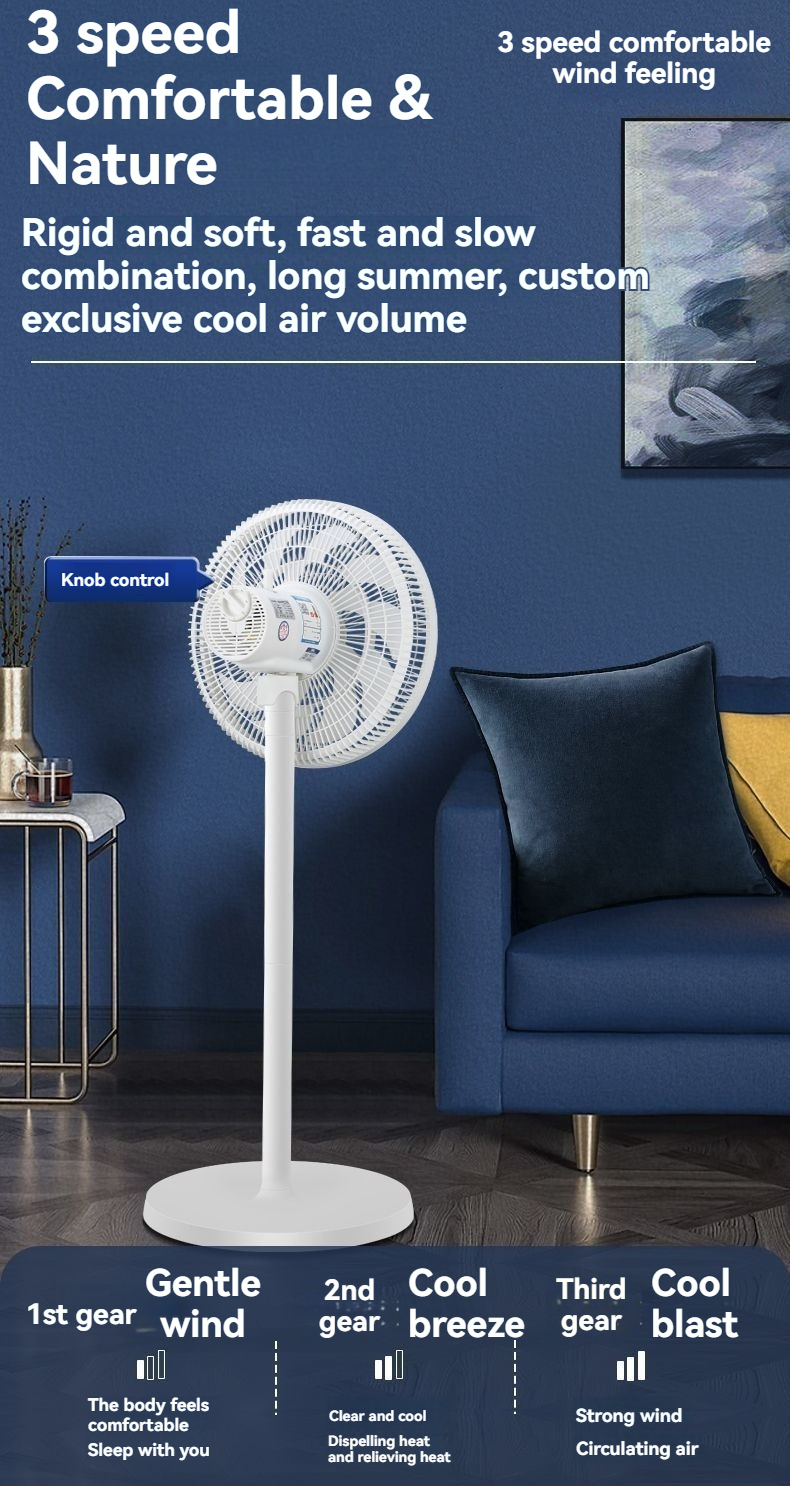 Premium 2IN1 Smart Adjustable Standing Floor Fan/Air Circulation Fan ...