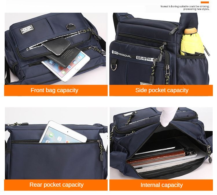 【SG Local】Waterproof Men's Crossbody Bag Lightweight Messenger Bag ... 【SG Local】Waterproof Men's Crossbody Bag Lightweight Messenger Bag ...