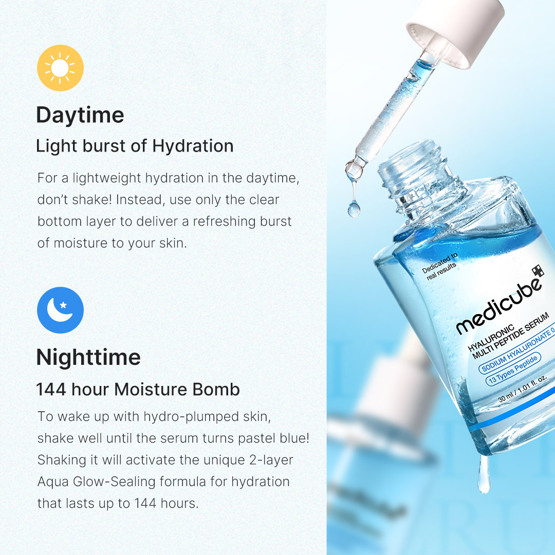 [medicube official] Hyaluronic Multi Peptide Serum - Liquid skin booster in a bottle | Shopee ...