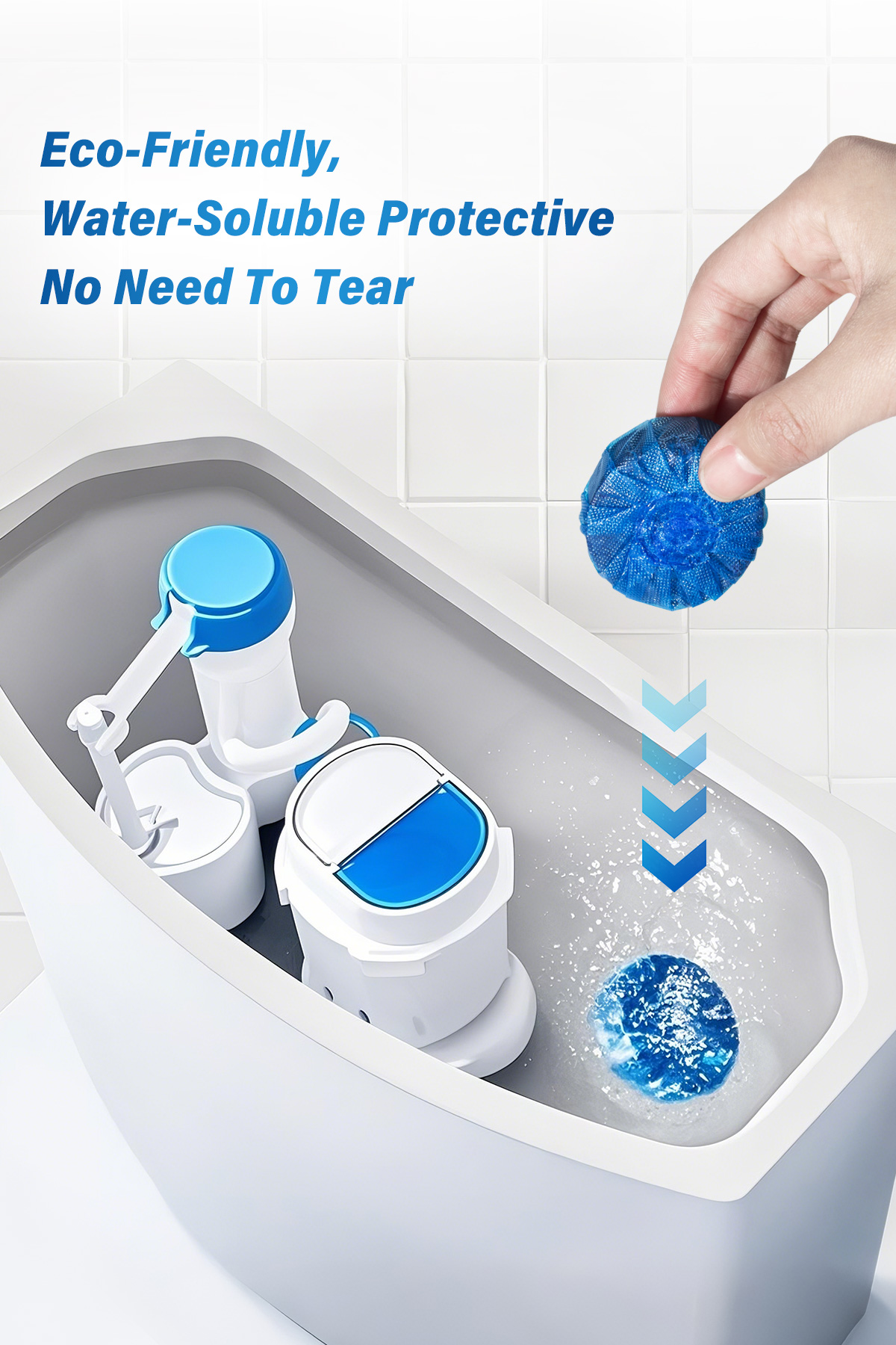 HYPER CLEAN Toilet Cleaner Tablet Auto Toilet Bowl Cleaner Fast Toilet ...