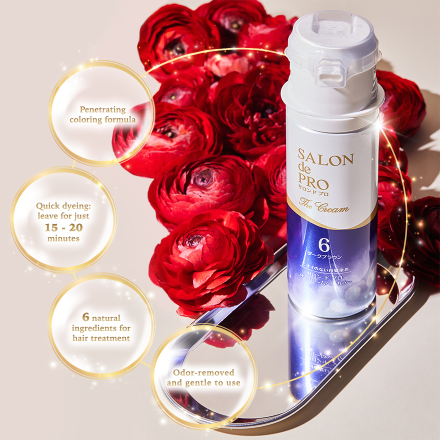 DARIYA SALON DE PRO One-Push The Cream Grey Coverage Hair Color ...