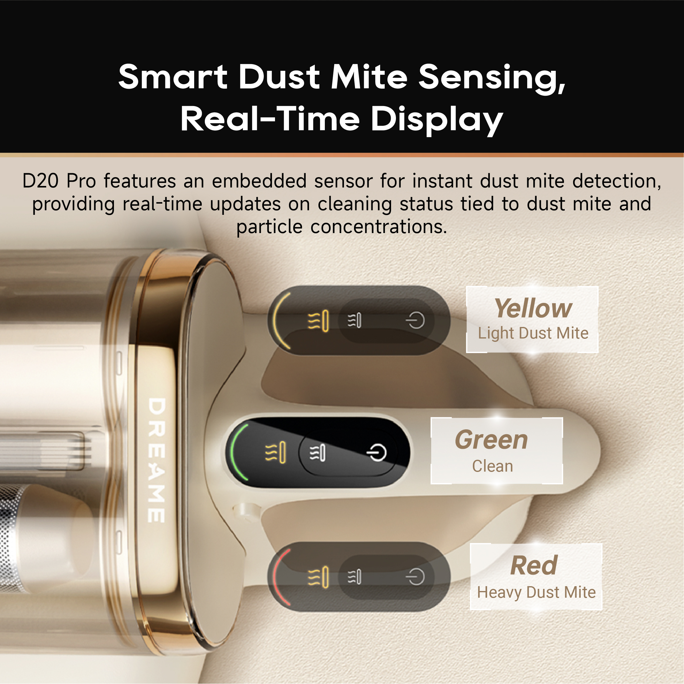 【NEW】Dreame D20 Pro Dust Mite Vacuum | 55°C Heating | Hot Air ...