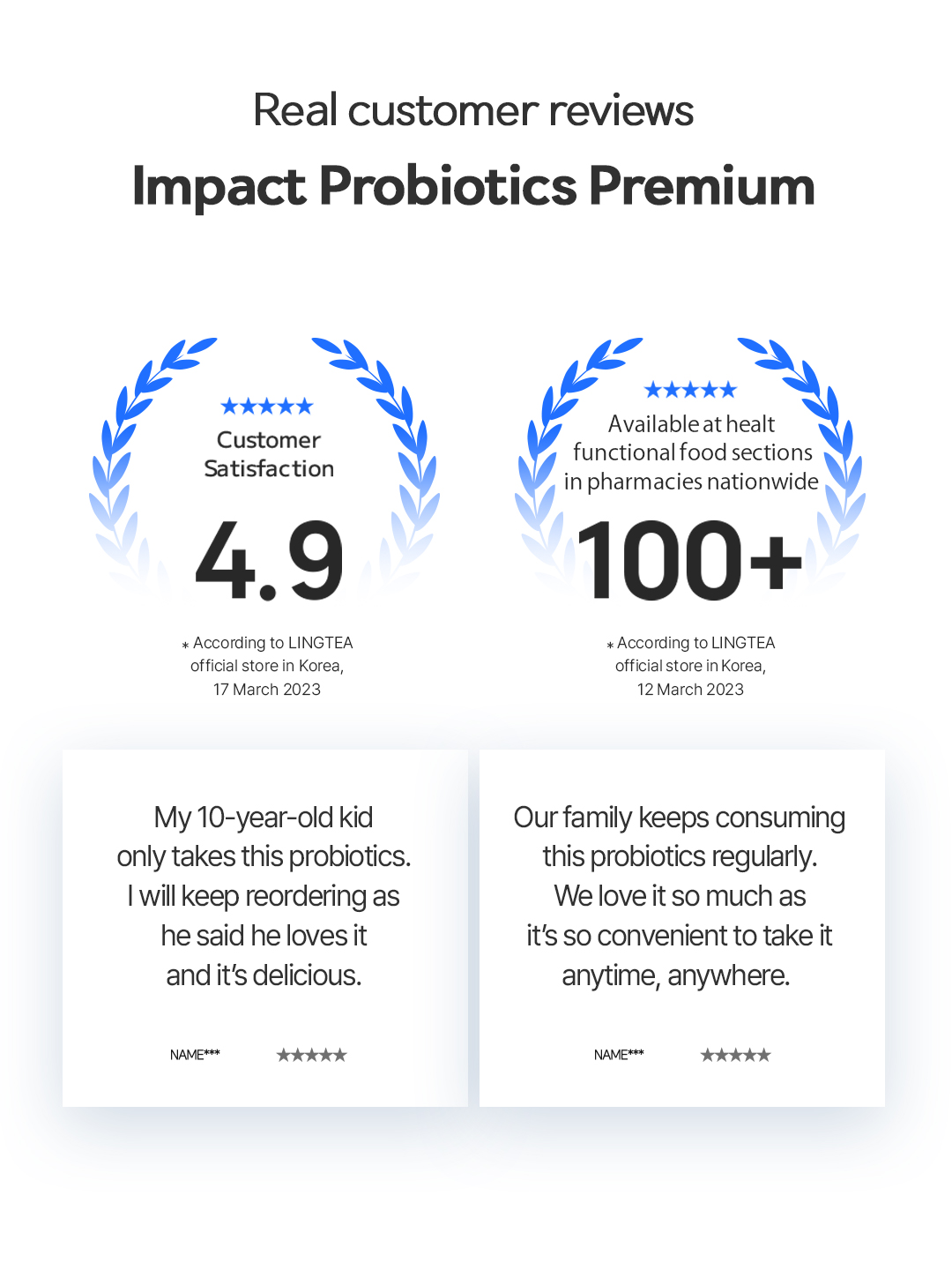 [LINGTEA official] Impact Probiotics Premium Doctor Developed/Gut ...