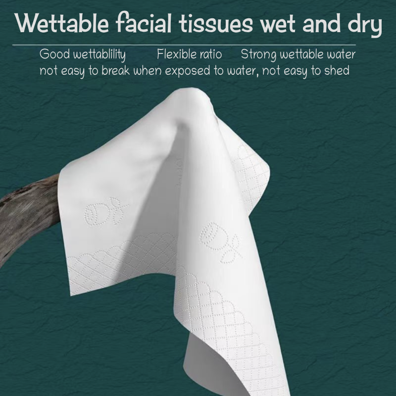 ManHua Facial Tissues 4ply Thickened 420 Sheets Pure Wood Pulp Tissue ...