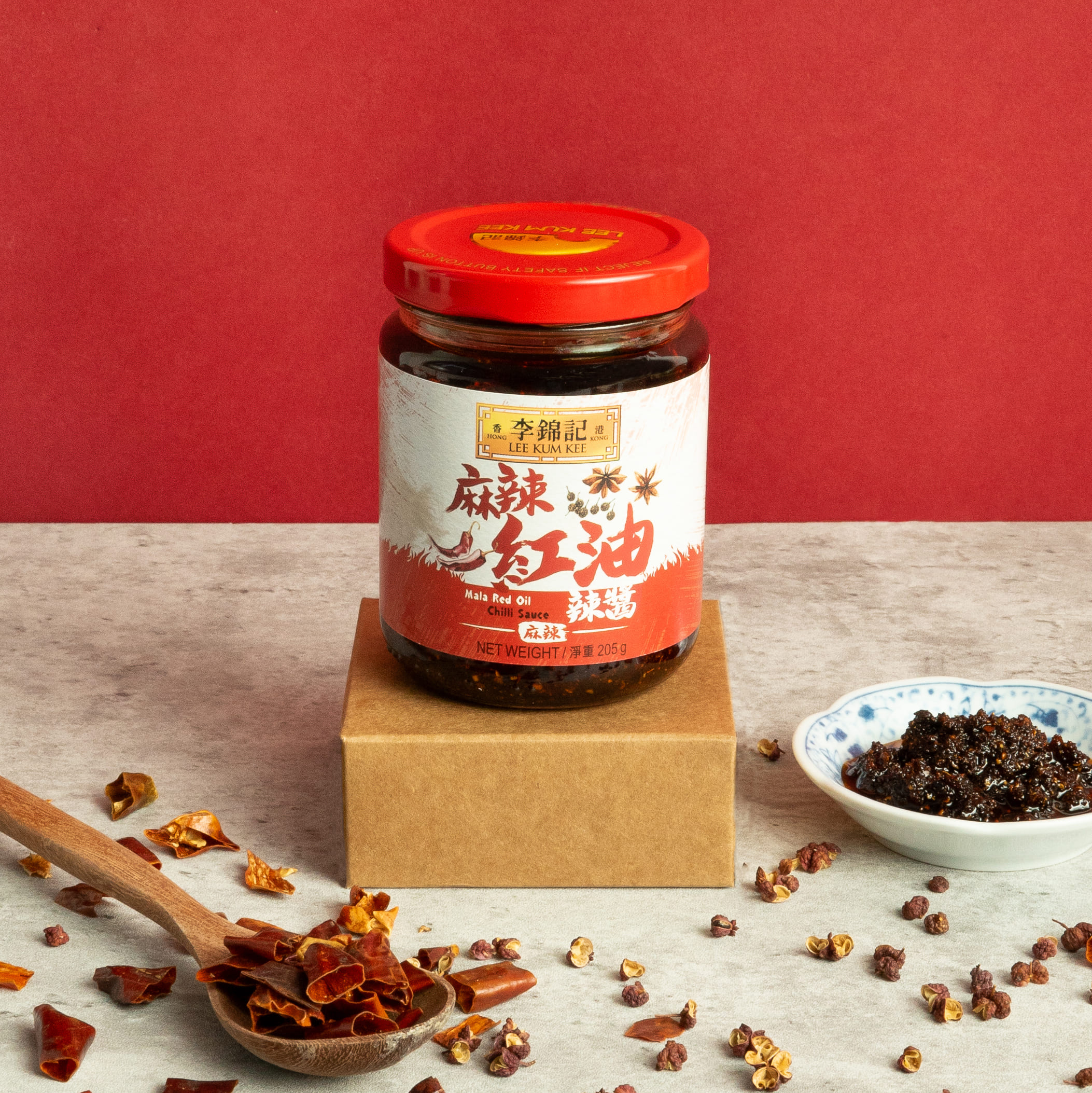 Lee Kum Kee Mala Red Oil Chilli Sauce, 205g x2 | Shopee Singapore