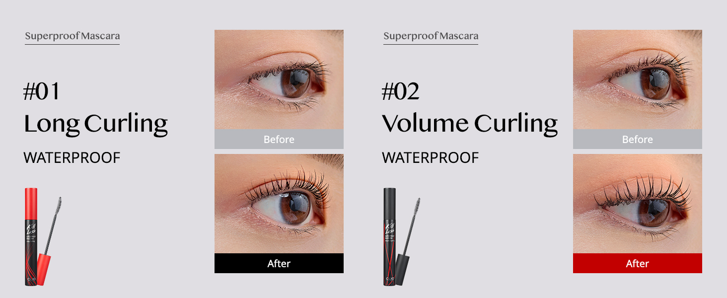 [CLIO] NEW | Kill Lash Superproof Mascara 7g (Curling/Volume/Extension ...