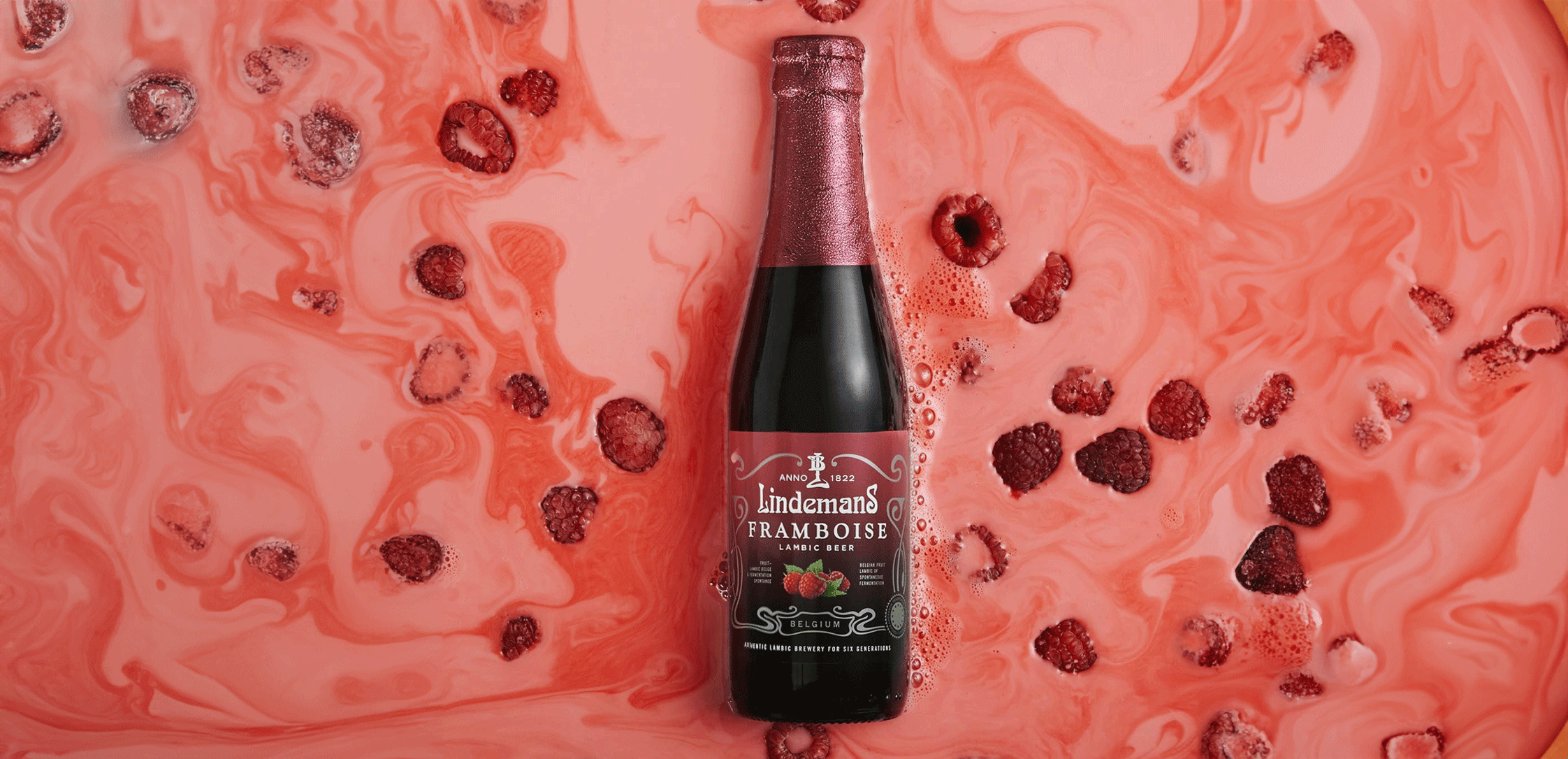 Lindemans Framboise Raspberry Lambic - Pack of 4 x 250ml Bottles ...