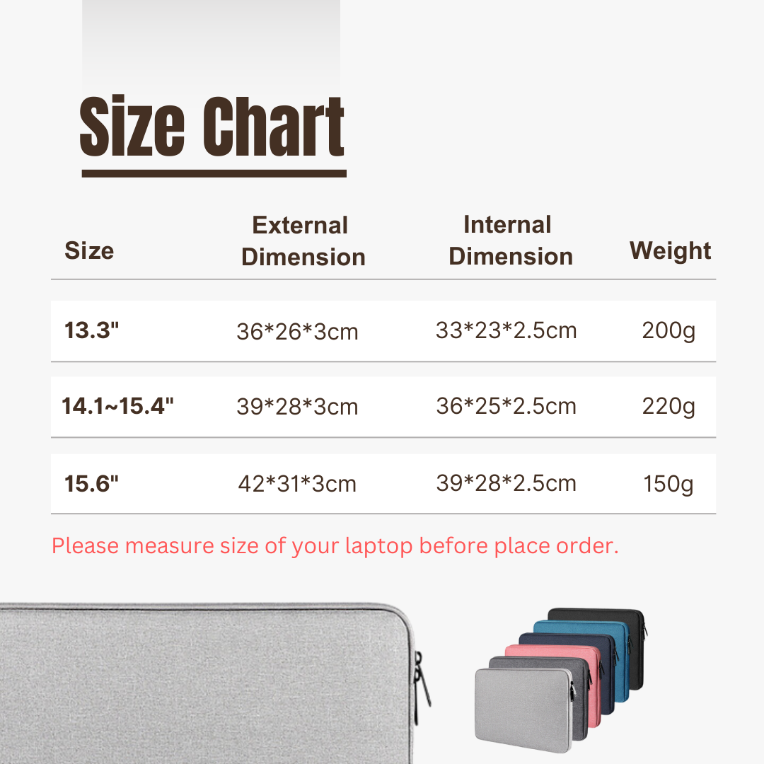 Laptop Bag Tablet Cover Case Waterproof Notebook Sleeve Accessories ...