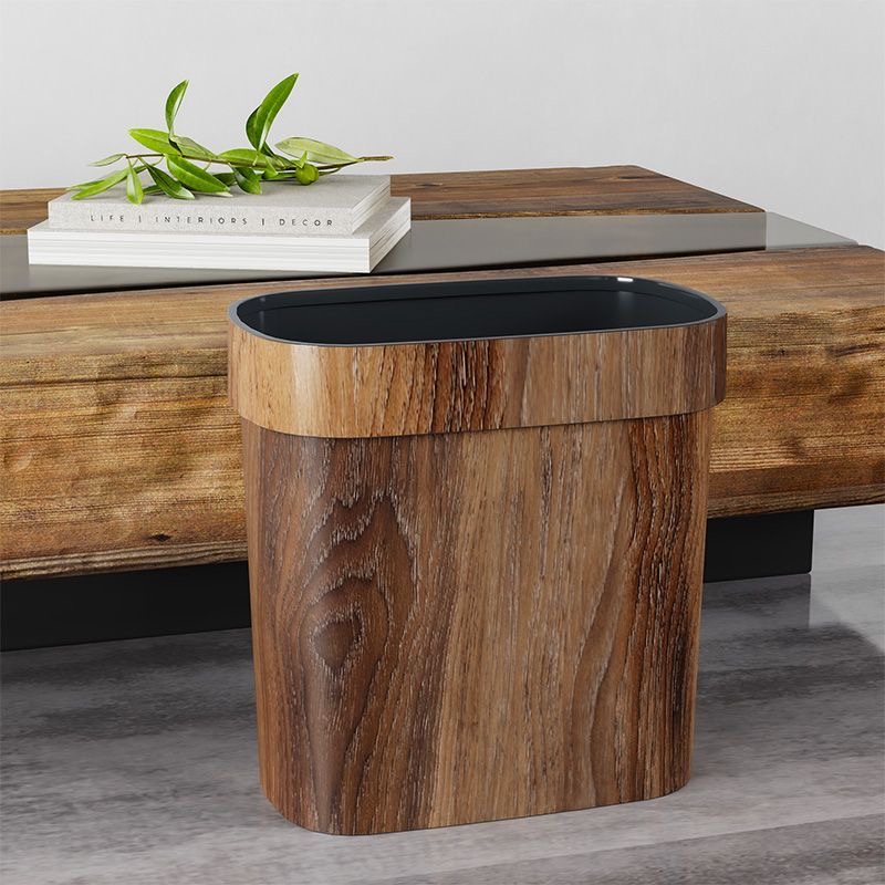 CLEARANCE! Marble/ Wood-look Waste Bin Dustbin Trashbin for kitchen ...