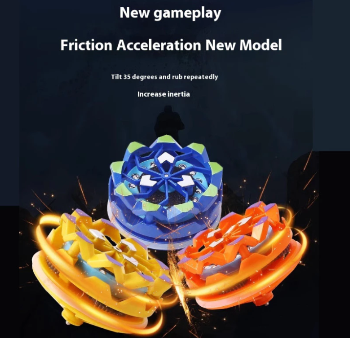 Fireworks Battle Spinning Top Toy Luminous Gyroscope Battle ...