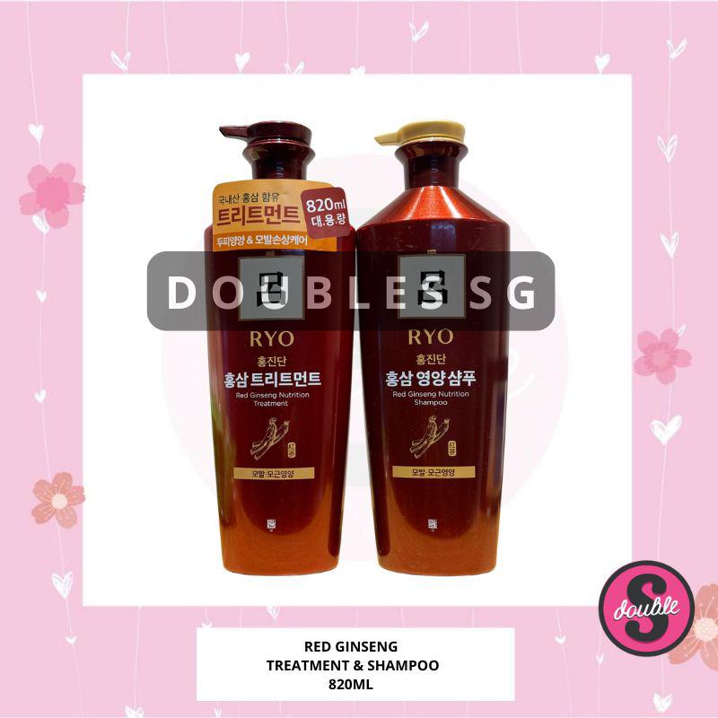Ryo Red Ginseng Shampoo/Treatment 820ml | Shopee Singapore
