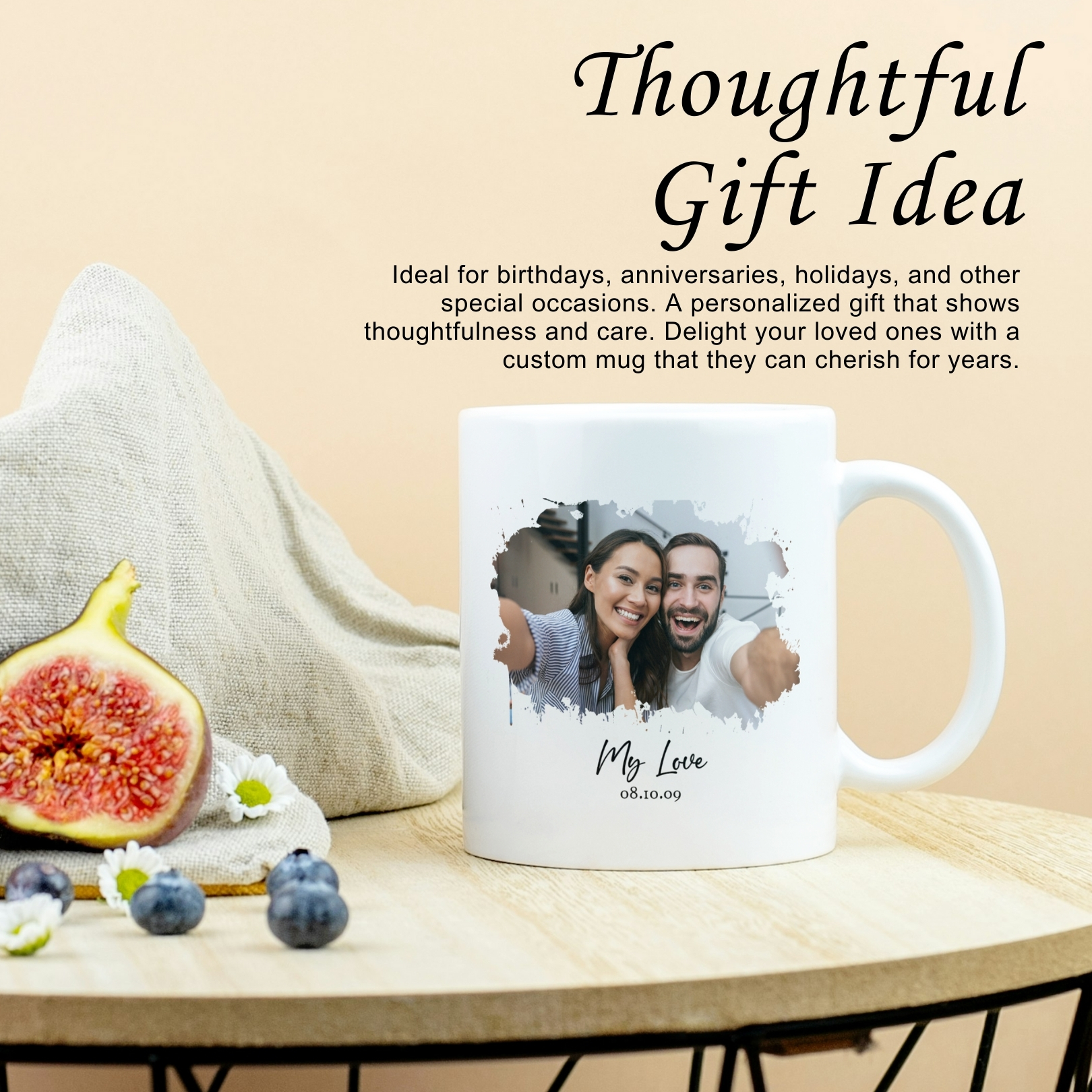 Personalised Ceramic Mug | Photo Mug | Gift With Name Occasions Gift ...