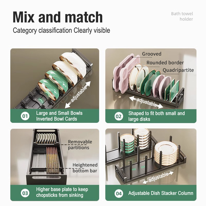 Plate Organiser For Cabinet Plate Organizer Bowl Plate Holder Dish Rack ...