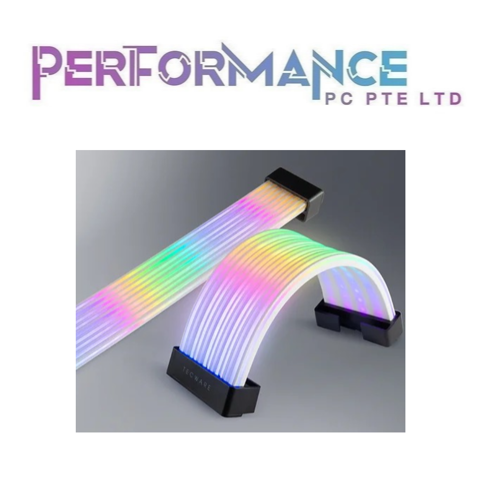 Tecware FLEX RGB 24 pin + 8 pin - Black / White (1 YEAR WARRANTY BY ...