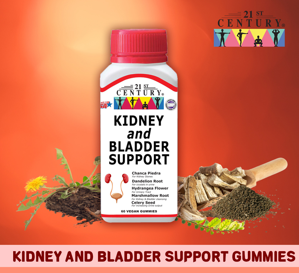 21st Century Kidney and Bladder Support (60 Vegan Gummies) | Shopee Singapore