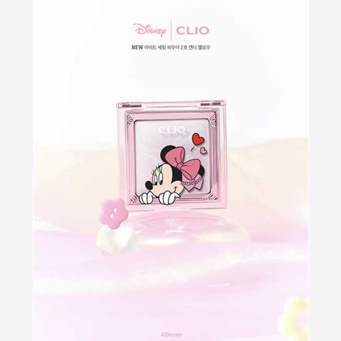 [Mickey Mouse x CLIO] New Light Setting Powder + Mickey Mouse Puff - 2 ...