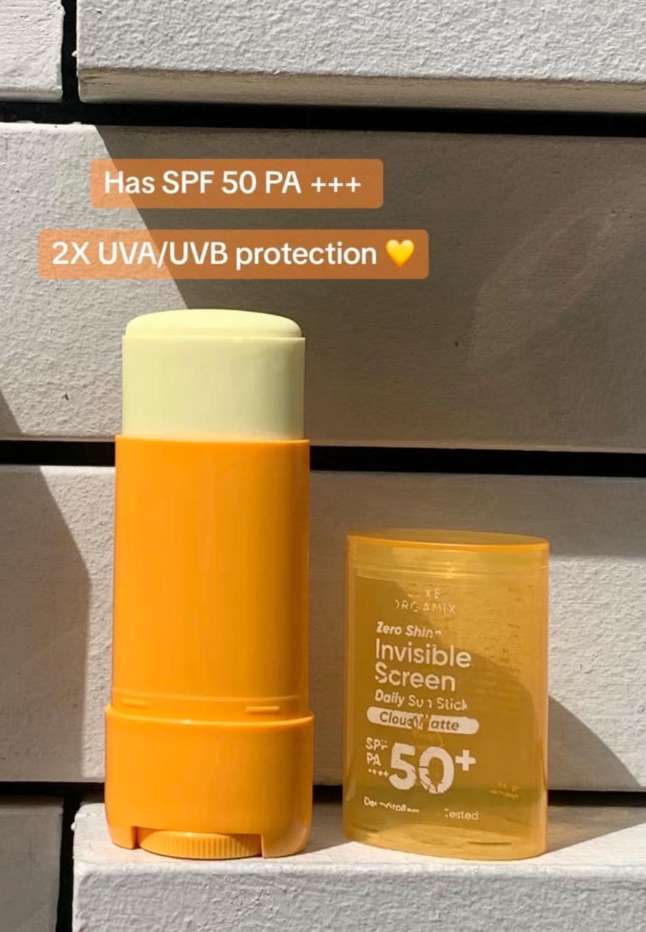 LUXE ORGANIX INVISIBLE SCREEN DAILY SUN STICK ZERO SHINE SPF50 PA ...