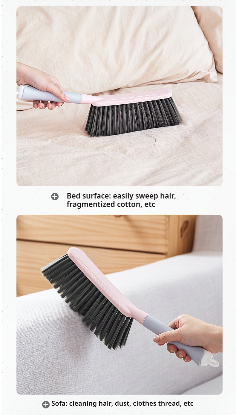 Large bed brush household soft hair sofa long handle sweeping bed brush ...
