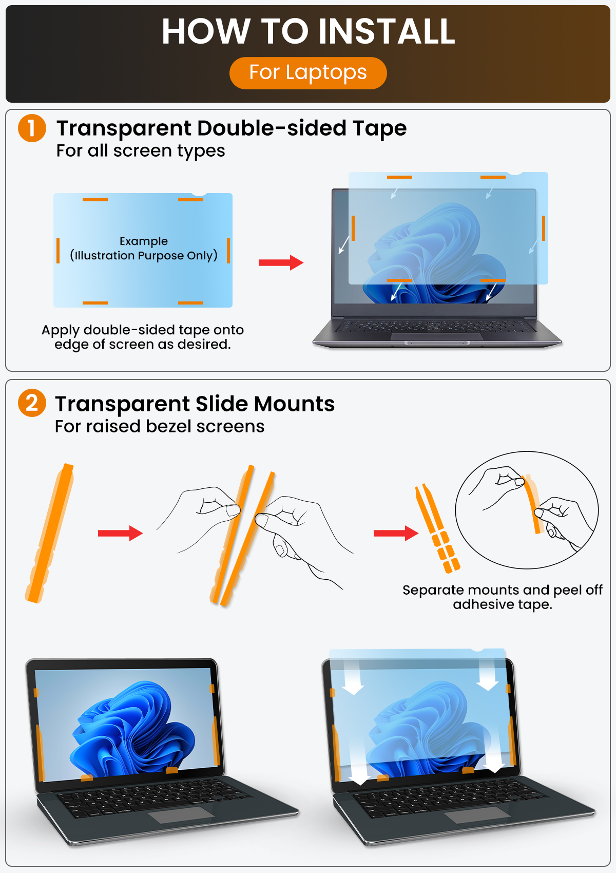 Tecgear Blue Light Shield Filter Anti Blue Light Screen Filter, Eyes ...