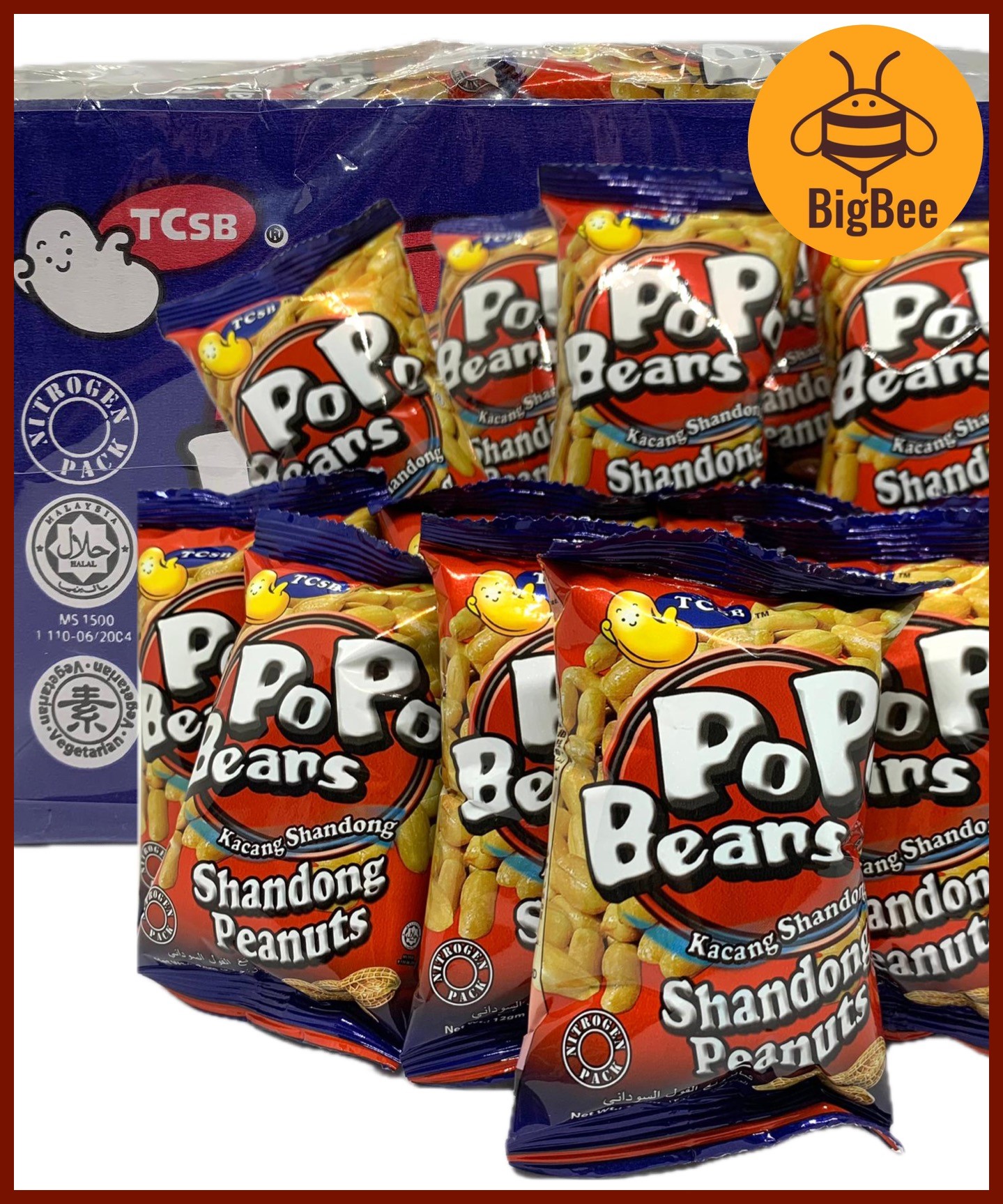 PoPo Fish Muruku - 24pkts Original 12g/ Sweet & Spicy 12g/ Spicy ...