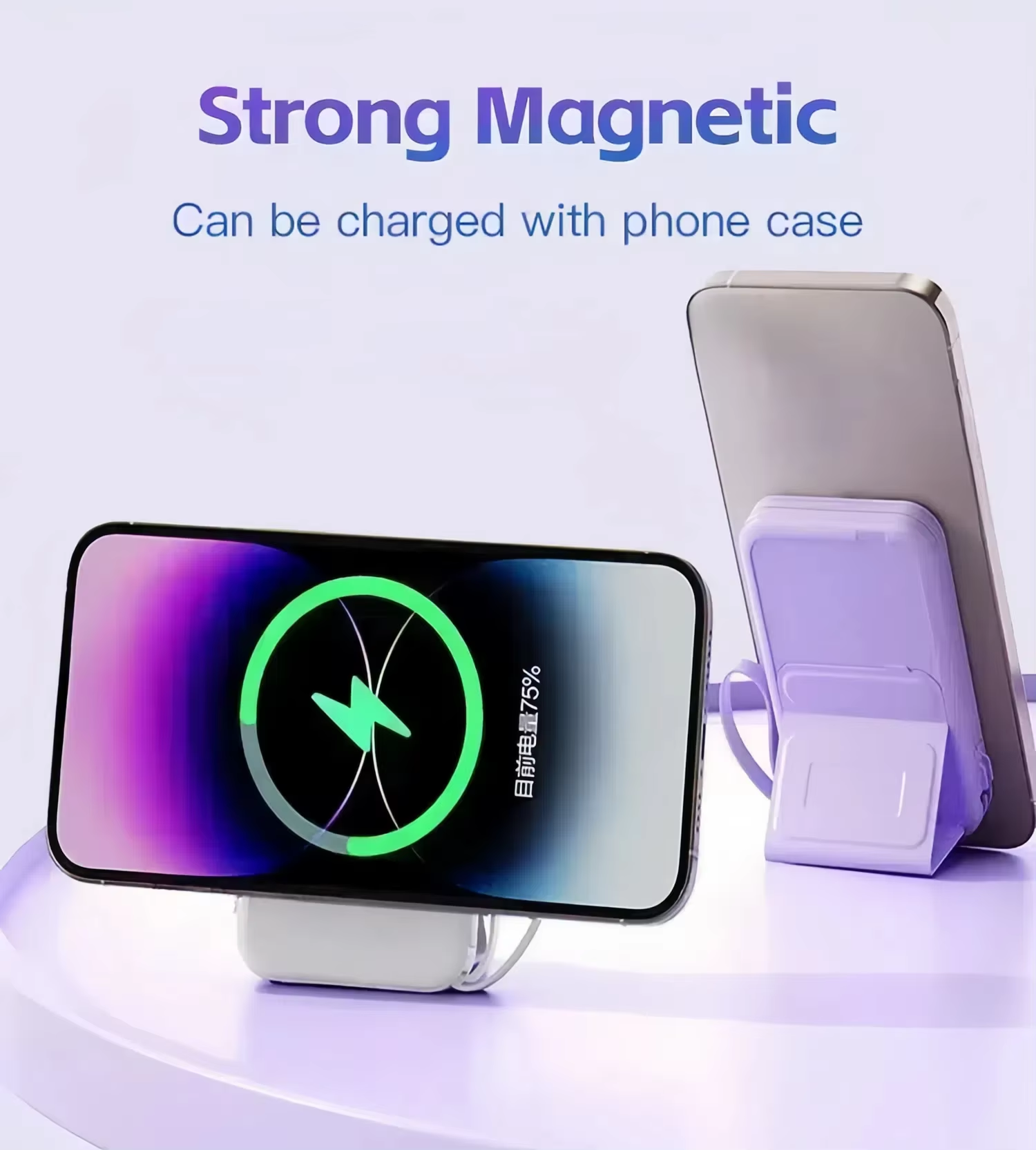 【SPLGAN】 - 20000mAh Magnetic Wireless Power Bank 22.5w Fast Charging ...