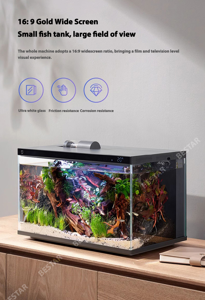 Xiaomi Mijia Smart Fish Tank Aquarium Built in Filter/Pump & LED Works ...