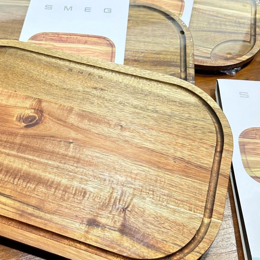 🇸🇬 [In Stock] Smeg Cutting Board Wood Chopping Board Antibacterial ...