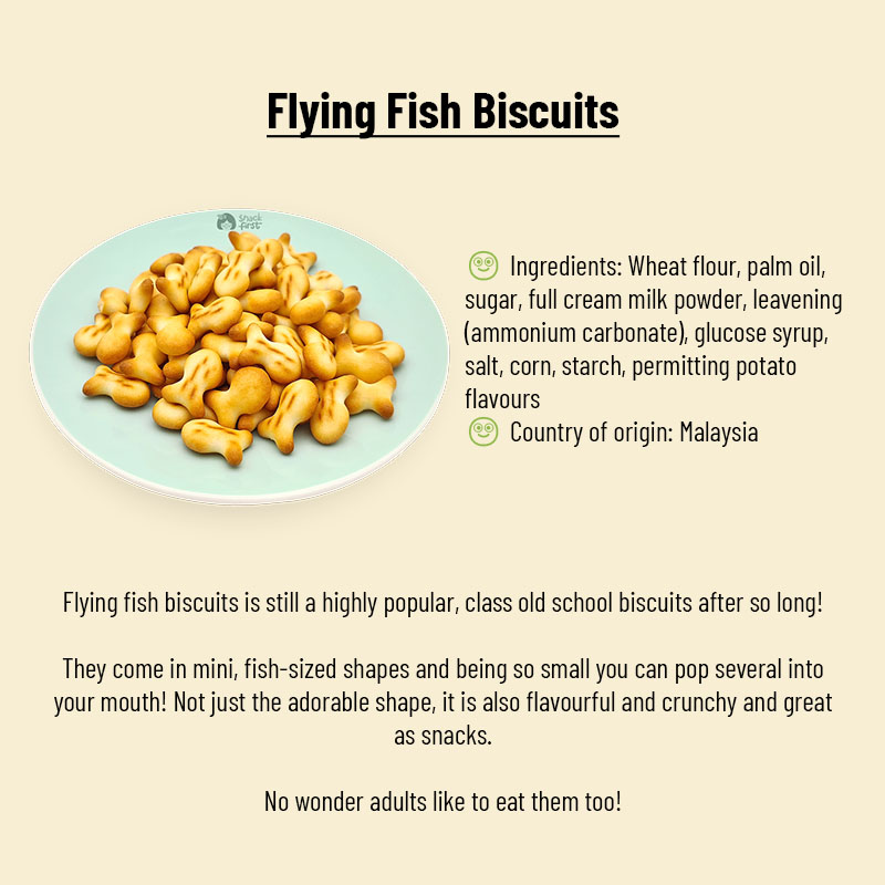SnackFirst Flying Fish Biscuits 150g/600g Old School Snacks Heritage ...
