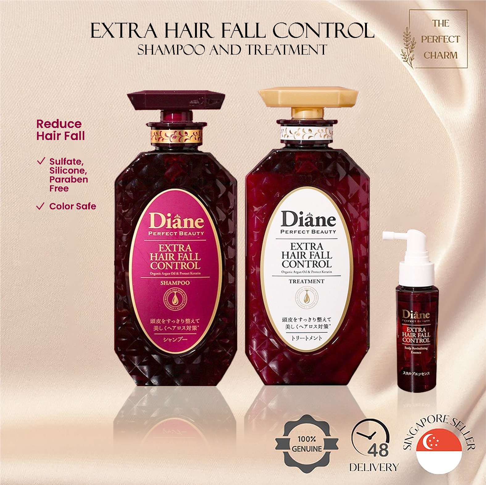 SG - Moist Diane Perfect Beauty Hair Shampoo Treatment 450ml Made in ...