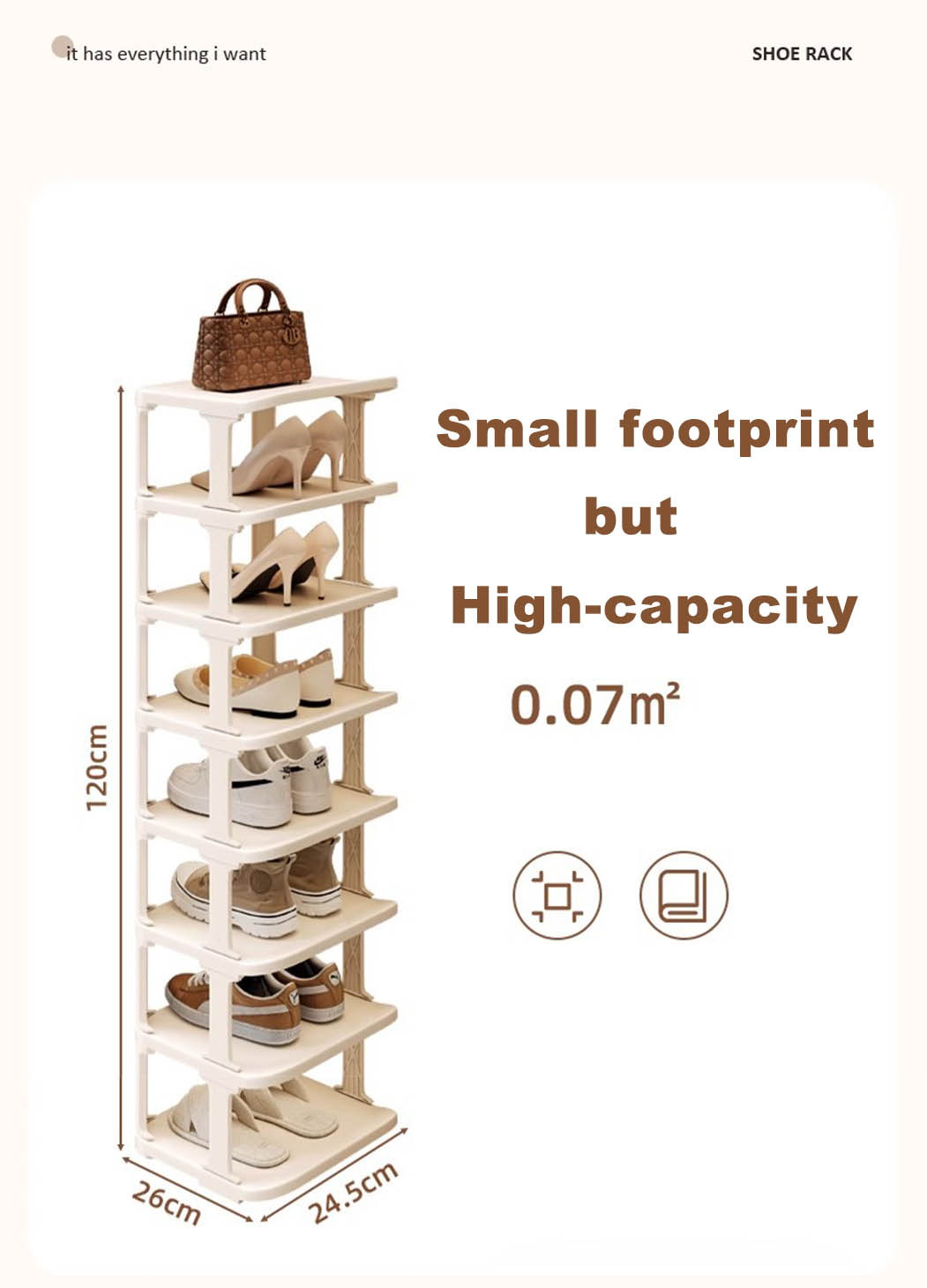 Salvo Plastic Shoe Rack Simple Multi-layer Shoe Rack Space Saving ...