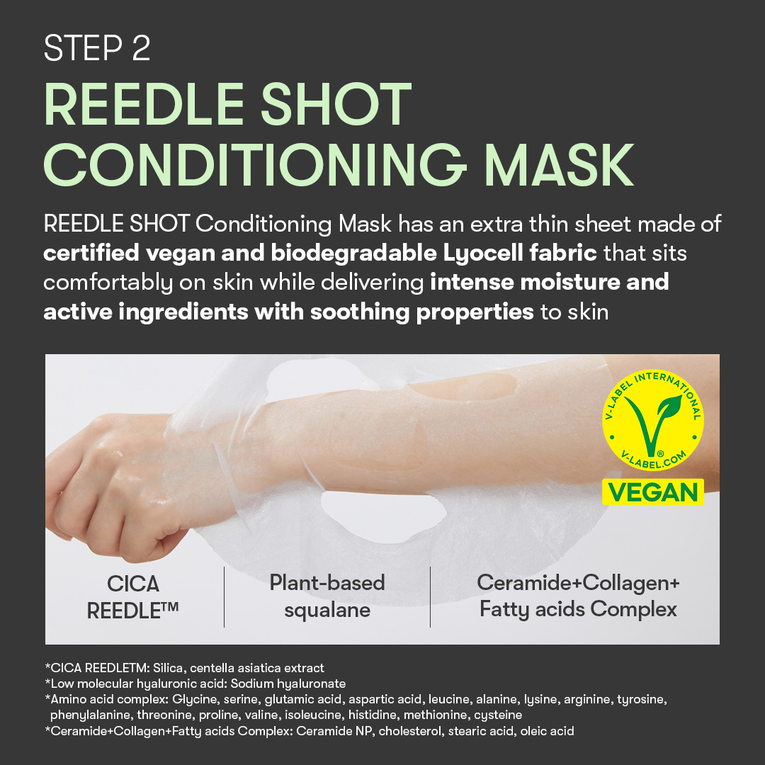 [VT] Reedle Shot 100 2Step Mask (50/ 100 / 300 / 700) Skin Condition ...
