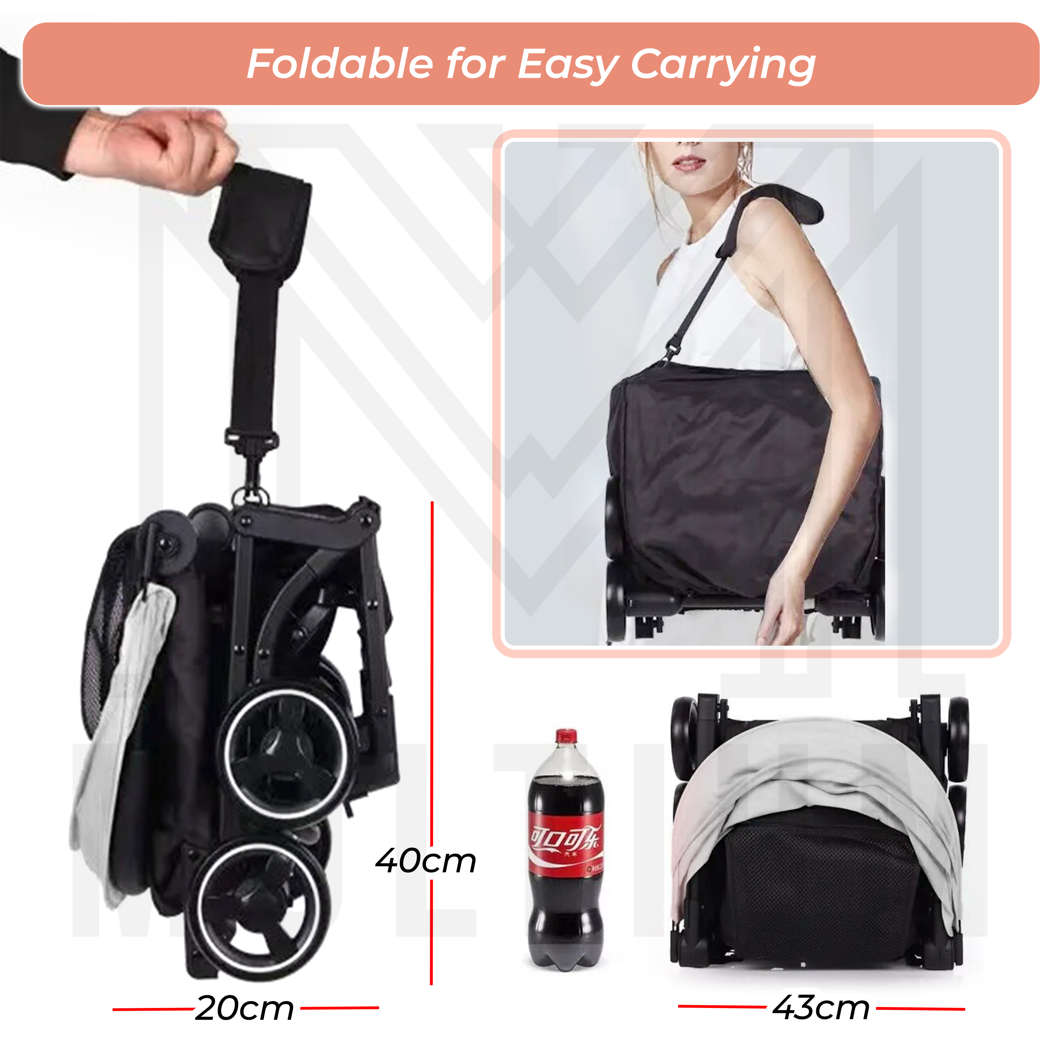 Travel Light Weight baby stroller | Cabin Size baby stroller baby pram ...