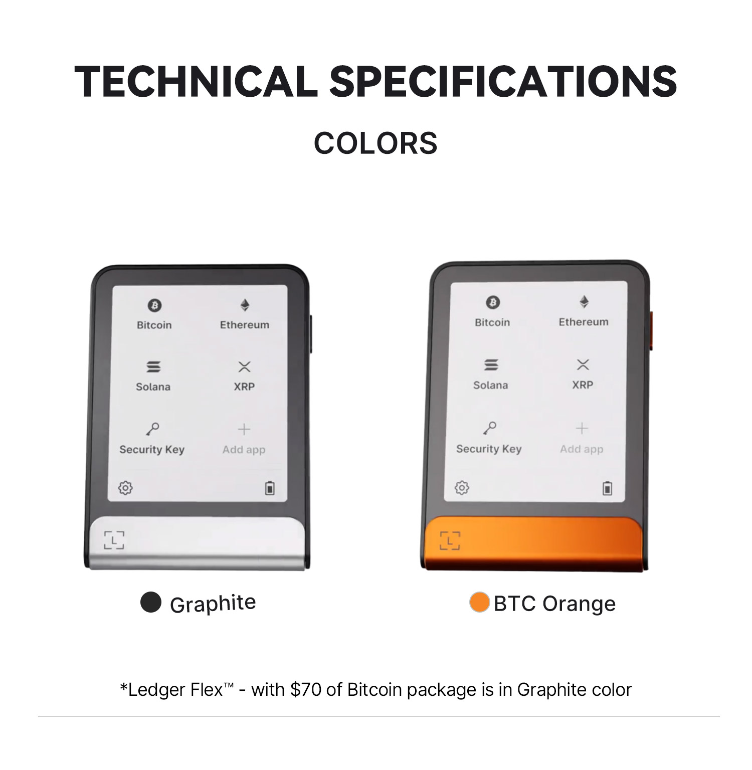 [Official Authorized Retailer] Ledger Flex Touchscreen Crypto Hardware ...