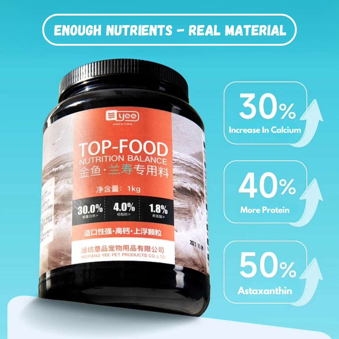 YEE Fish Food For Goldfish, Sinking/Floating Pellet With Rich In ...