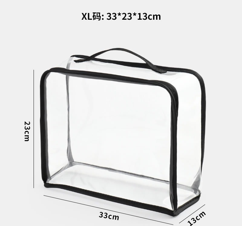 Shopclassyshop Transparent high-value large-capacity waterproof travel ...