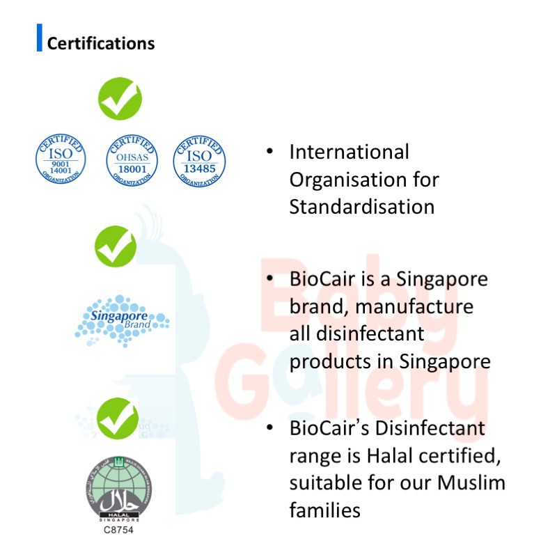 BioCair ® BC-65 4 Pack Anti-Bacterial Disinfectant Air Purifying ...