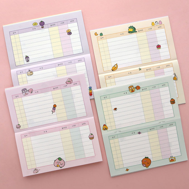 Cute Portable Pocket Cash Book Money Planner Diary Scheduler Notebook ...