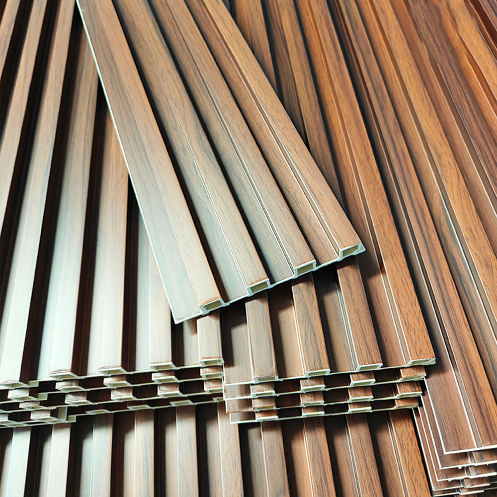 Wpc Wall Panel Composite Wood decorative Grille Plate fluted board ...