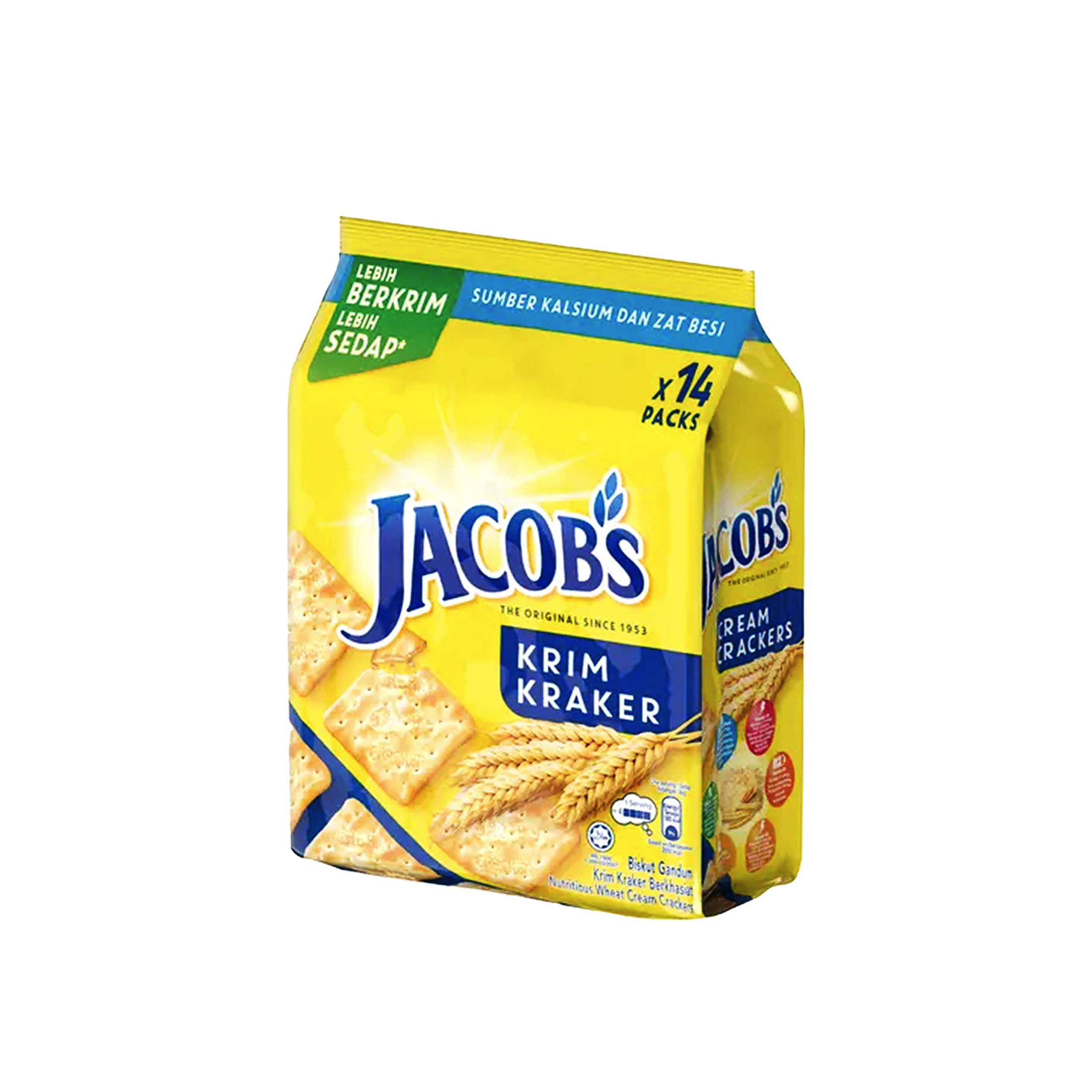 (Carton Deal) Jacobs Cream Cracker Biscuits Multipack Original (10 x ...