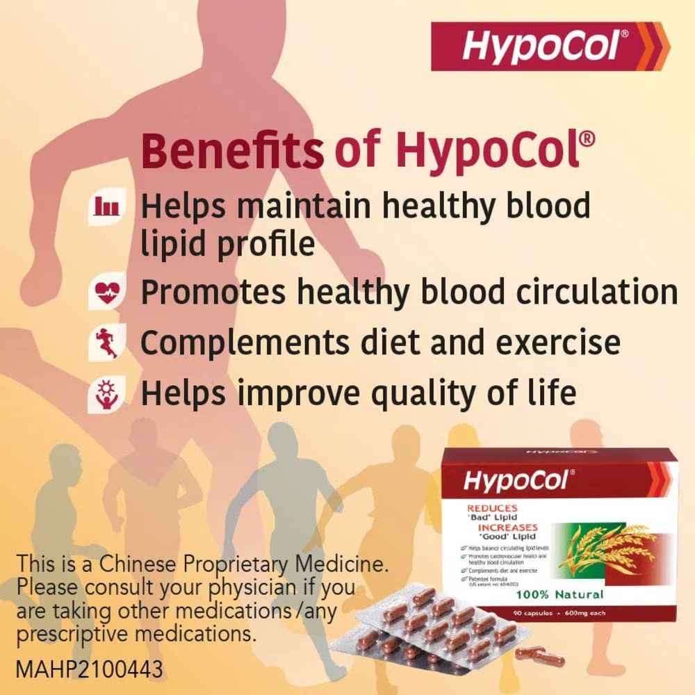 HYPOCOL 600mg Capsules 90s x 3 | Shopee Singapore