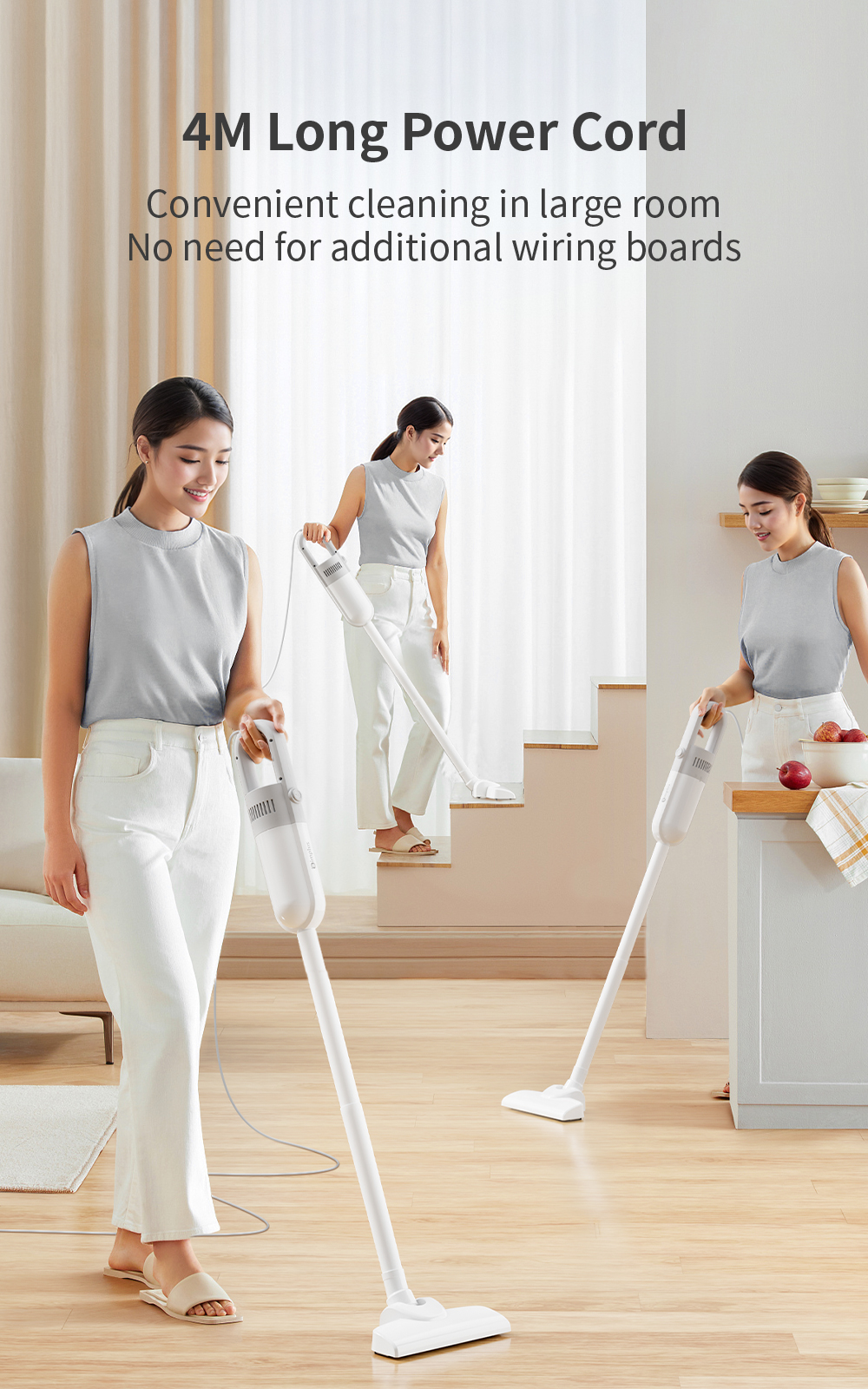 Simplus Vacuum Cleaner | 14,000Pa Suction Power | 0.85kg Lightweight ...