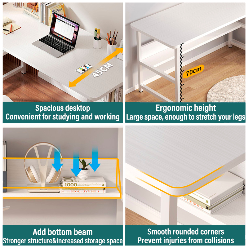 OSUM 80/100/120cm Study Table Computer Table Office Table Study Desk ...